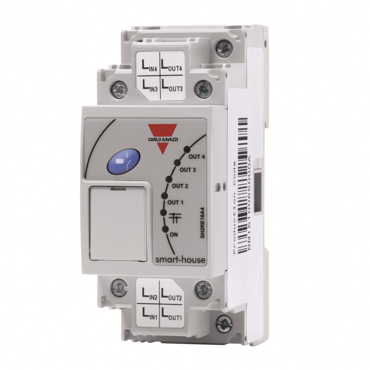 Carlo Gavazzi SH2RE CG Smart dupline 4-kanaals 16a relaisuitgang din ...