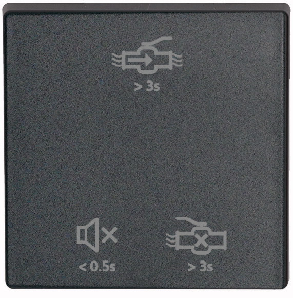 Eaton xComfort Schakelwip 1-voudig met water guard opdruk, zwart mat ...