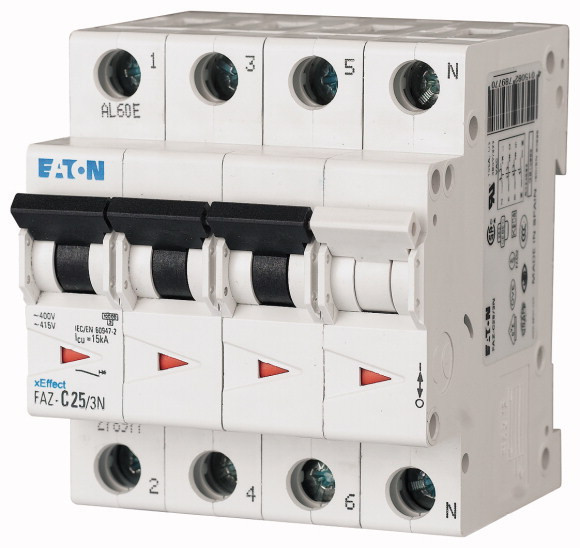Eaton xEffect Installatie-Automaat (MCB) faz, 3P+N, 2a, D-curve, 15ka - 278986 kopen ...