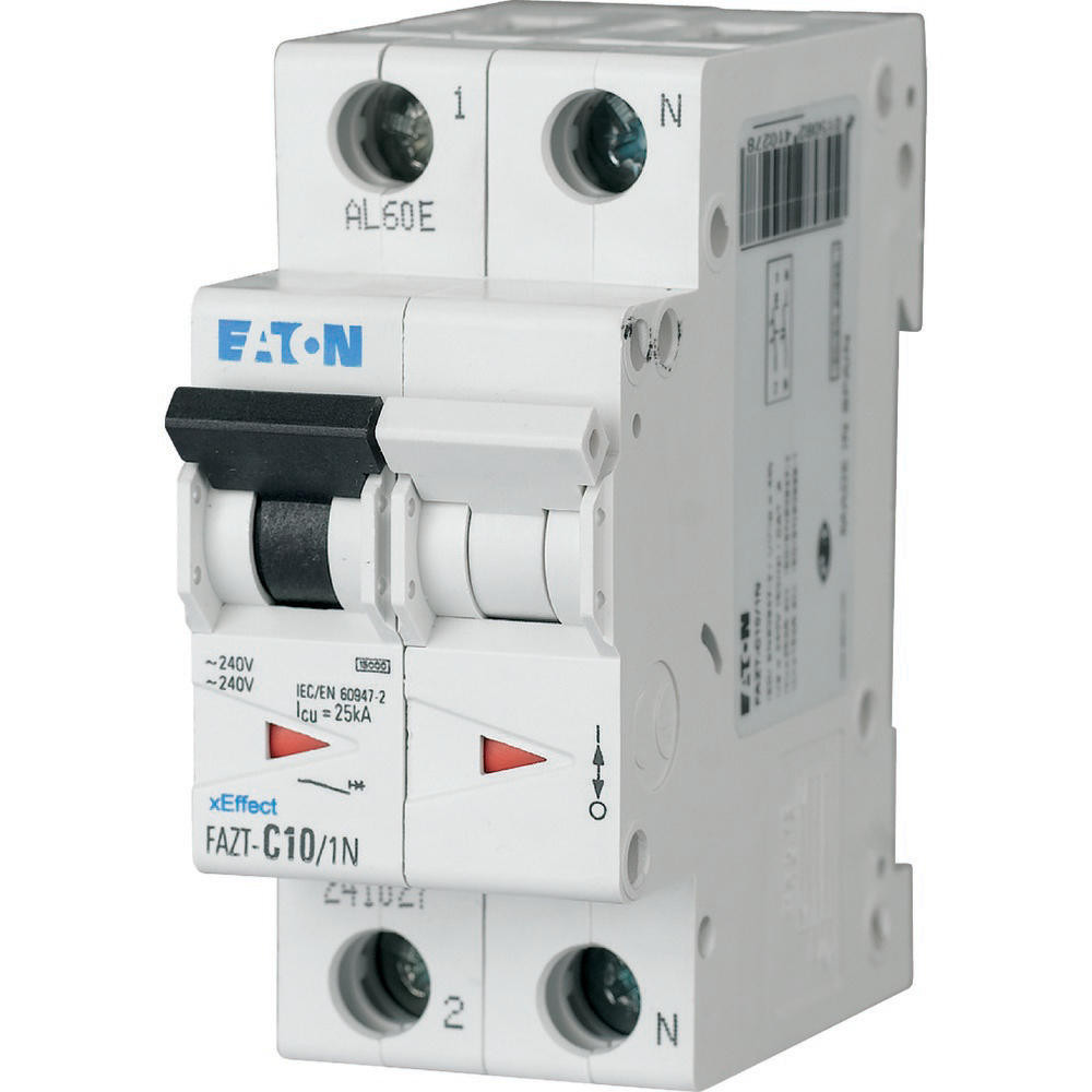 Eaton xEffect Installatie-Automaat (MCB) fazt, 1P+N, 15a, B-curve, 25ka - 241005 kopen ...