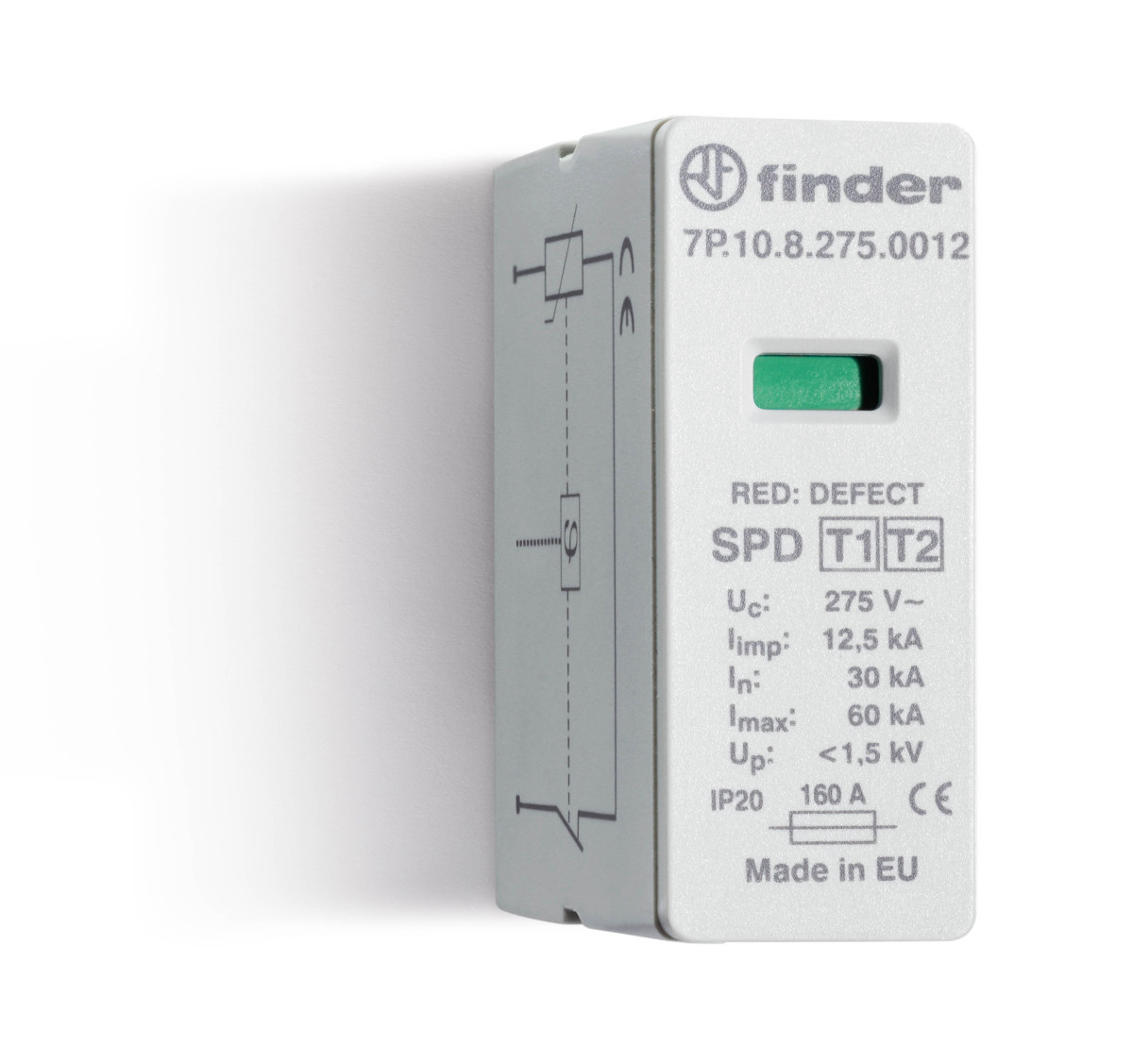 Finder 7P Fin SPD vervangende varistormodule - 7P.10.8.275.0012 kopen? - Elektrobode.nl
