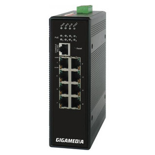 Gigamedia Switch managed 8P 10/100/1000 poe+ din rail - GGM INS8RPA ...