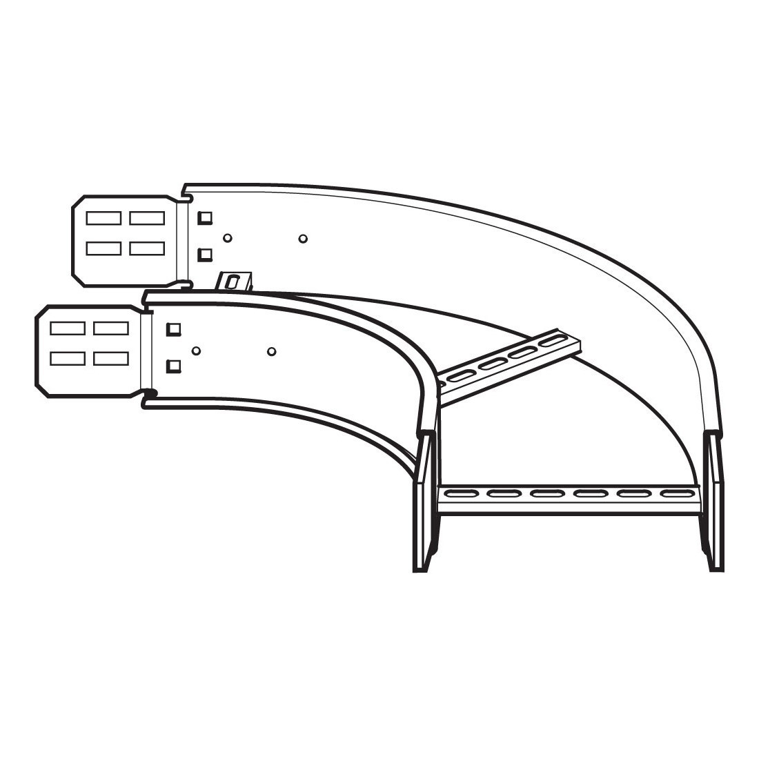 Legrand Kabelladder Bochtstuk THVZ B300 H150 90GR - EFB30090300G kopen ...