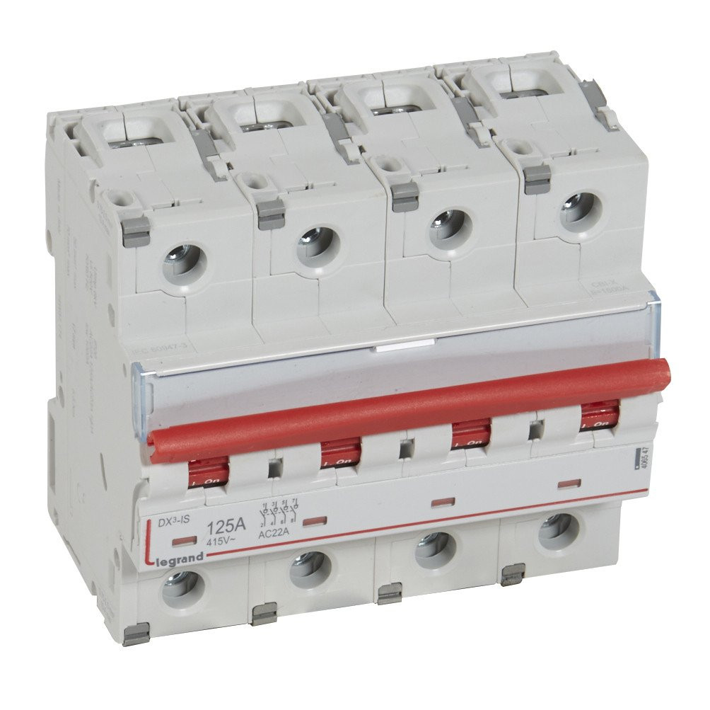 Legrand DX3 lastscheider ip20 4P 125a - 406547 kopen? - Elektrobode.nl