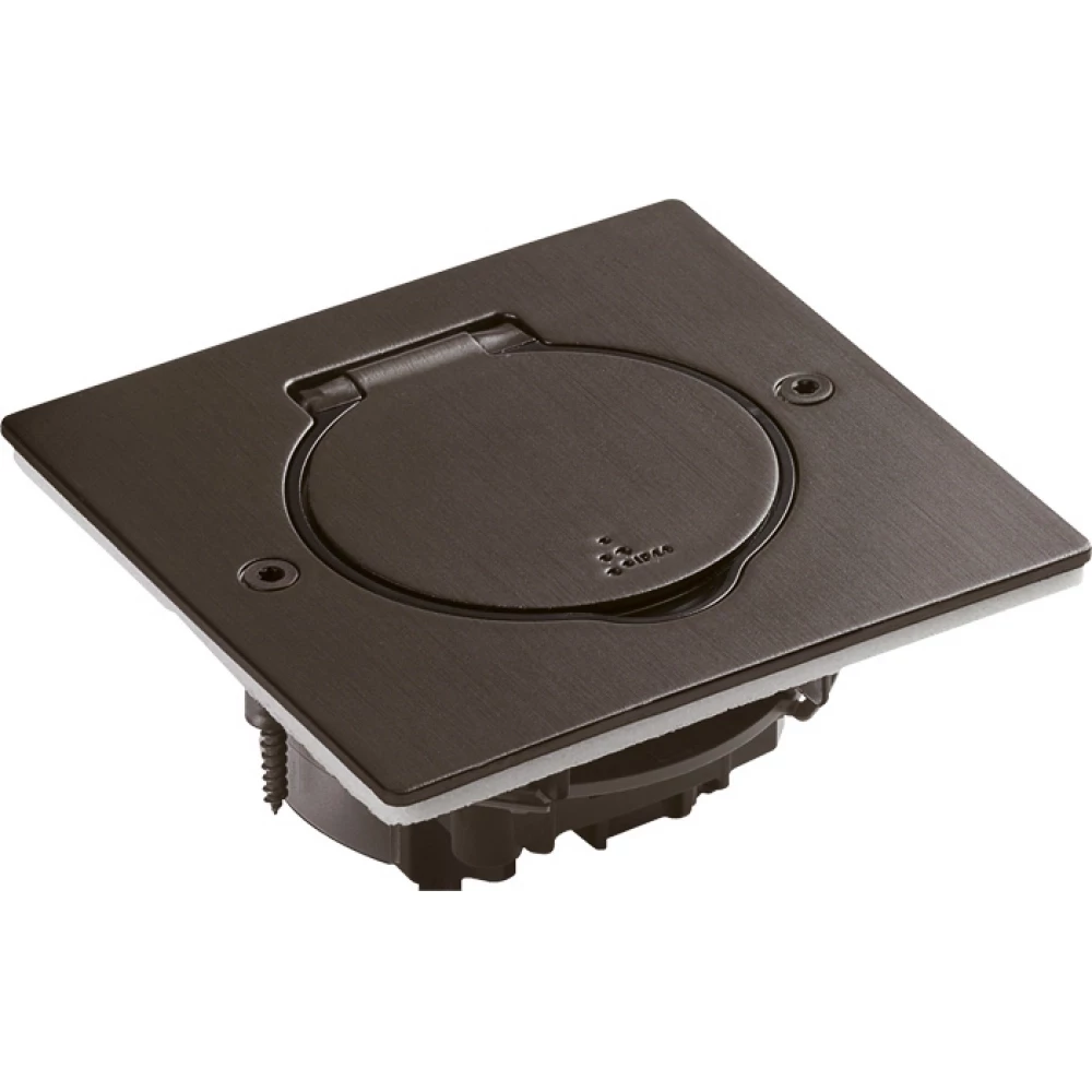 Legrand Vloerdozen Uit Te rusten vierkante vloerdoos voor 2 mod mosaic ...