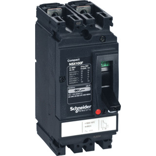 Schneider Electric ComPacT NSX, new generation NSX100F 18ka ac-DC 2P ...