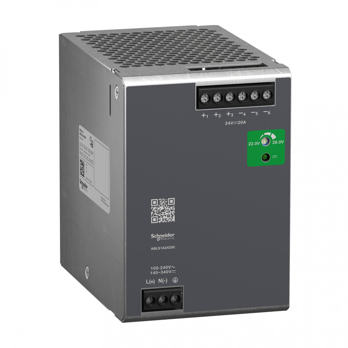 Schneider Electric power supply 24V 20a 1PH optimized - ABLS1A24200 ...