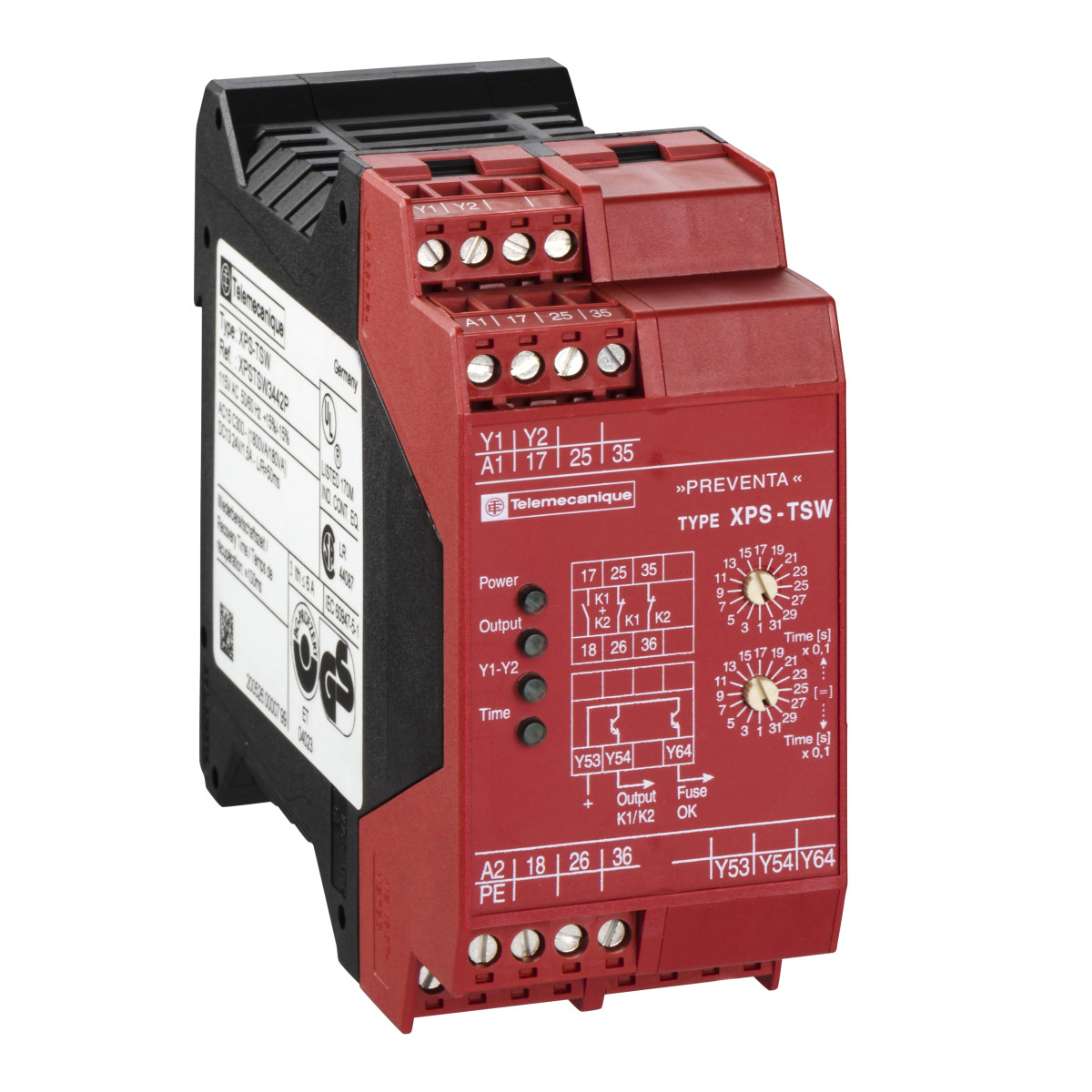 Schneider Electric Preventa XPS Veiligheidsrelais Tijdvertraging ...
