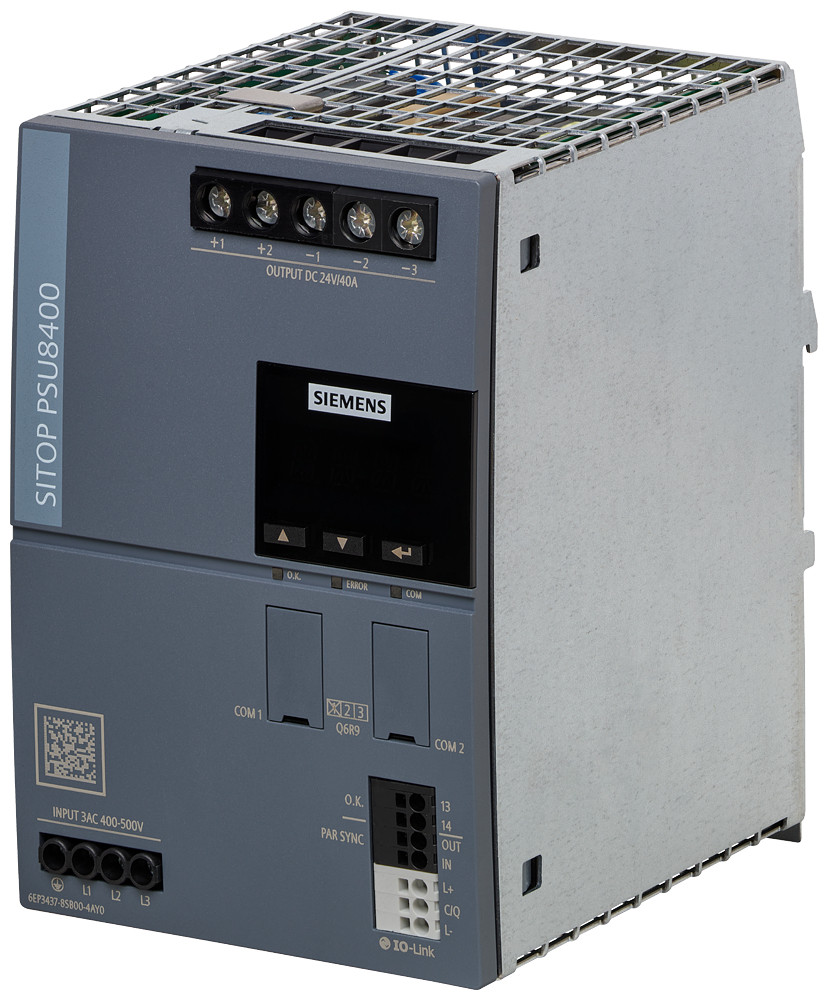 Siemens Power Supply sitop psu8400, 3-phase 24 V DC/40 A iol ...