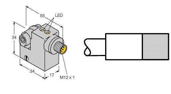Turck Magnetic field sensor for pneumatic cylinders (magnetic-field ...