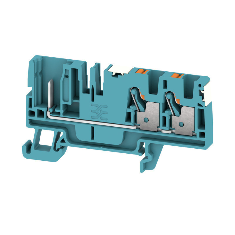 Weidmuller A-series Pluggable Terminal, push in, blue, 4 MM², 32 A ...