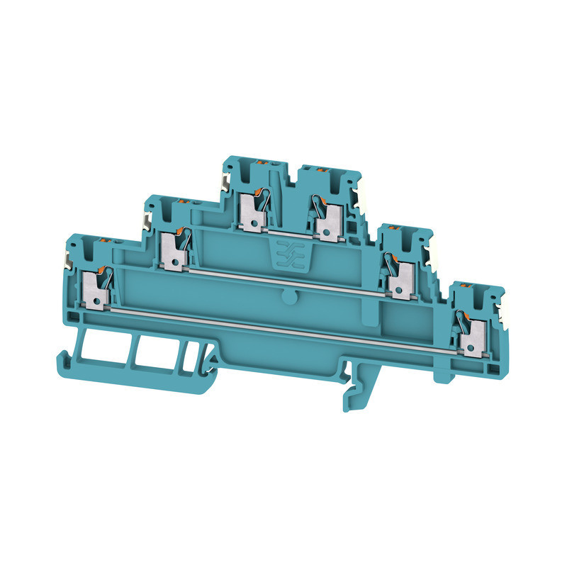 Weidmuller A-series Multi-Tier modular terminal, push in, blue, 1.5 MM² ...