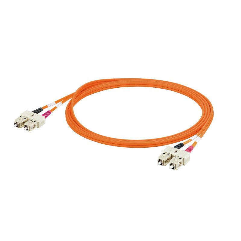 Weidmuller (assembled) fibre-optic data cable zipcord SC duplex ip 20 SC duple - 8876360050 ...