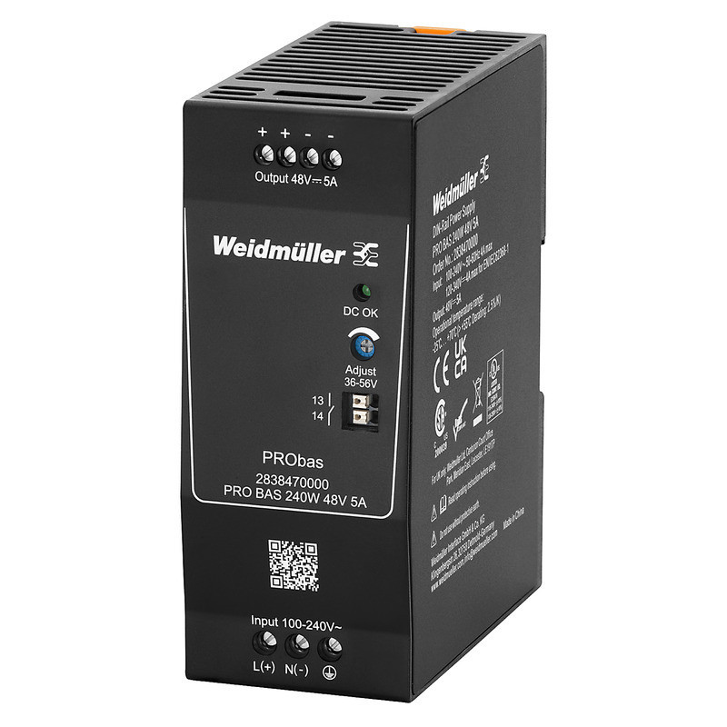 Weidmuller PRObas Power Supply, power supply, switch-mode power supply ...