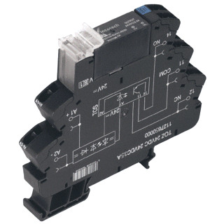 Weidmuller Toz 24VDC 24vdc5a solid-state relais 24 V DC ±2 % free-wheel ...